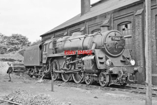 PHOTO BR Standard Loco 73065 Basingstoke Shed 1966 £1.78 - PicClick UK