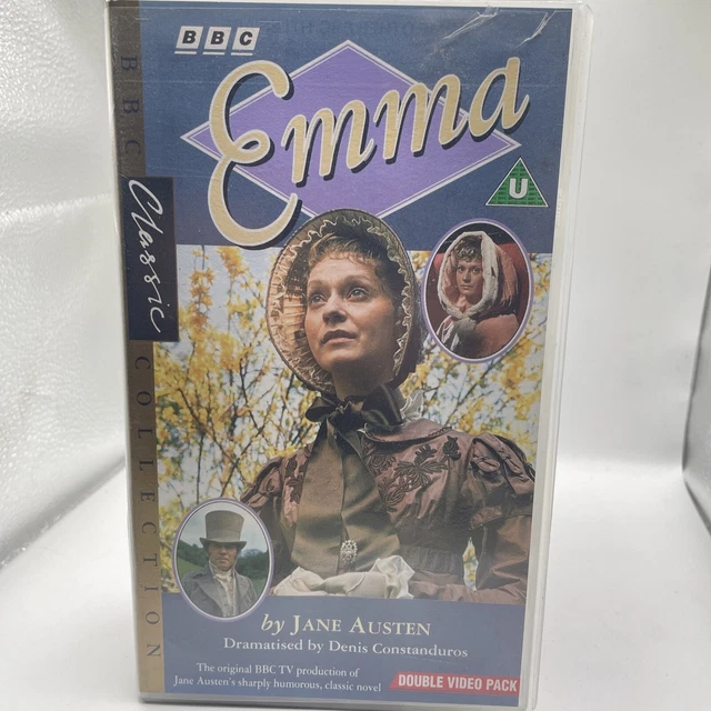 JANE AUSTEN’S EMMA Double Video Set of VHS BBC Classic Collection ...