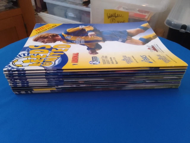 LEEDS UNITED X 14 1994/1995 Home Football Programmes (Bulk Lot) All ...