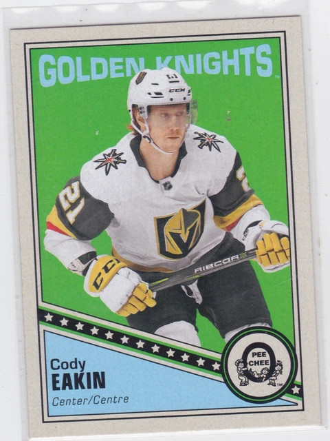 19/20 OPC...CODY EAKIN...RETRO Parallel...card # 55...Golden Knights $1 ...