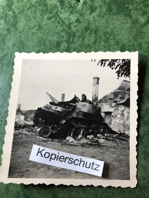 ALTES FOTO-ZERSTÖRTER PANZER-TANK-LEMBERG-WW2 EUR 9,99 - PicClick DE