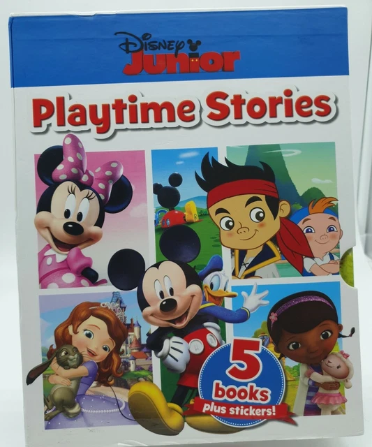 DISNEY JUNIOR PLAYTIME Stories Collection 5 Books Box Set £4.99 ...