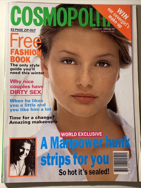 VINTAGE RETRO FASHION Australian Magazine COSMOPOLITAN March 1994 COSMO ...