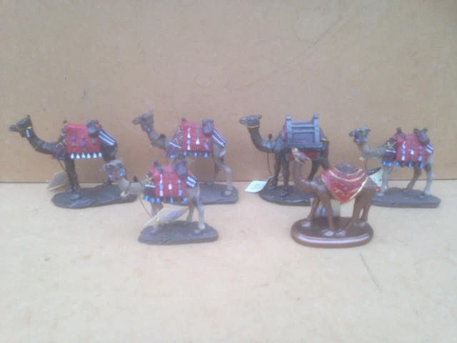 AKARU DUBAI DUTY Free Camels x 6 Resin Camel Souvenir £30.00 - PicClick UK