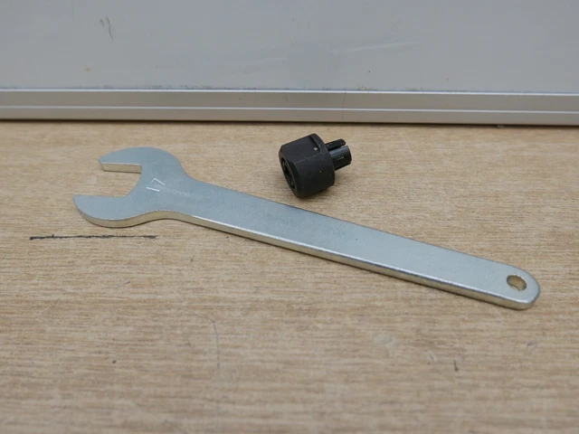 DEWALT 1/4& ROUTER Collet + Nut & 17Mm Wrench Dcw604 D26204K Dw615 ...