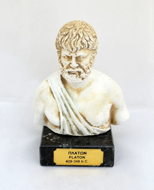 PLATON, PLATON PHILOSOPHE grec antique sculpture statue buste 428-348 ...