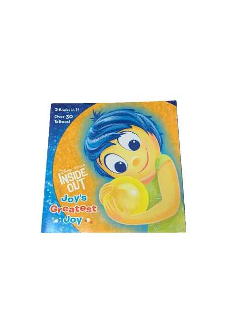 DISNEY'S INSIDE OUT Educational 2 in 1 Storybook for Kids (8"x8"; 37 ...