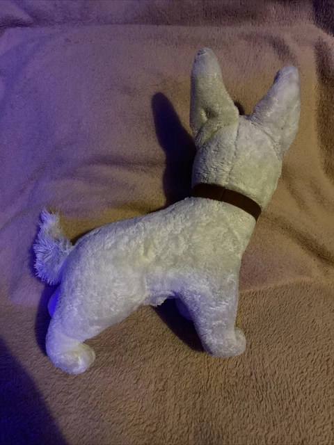 DISNEY PIXAR BOLT Standing White Lightning Dog Soft Plush Stuffed Toy £ ...