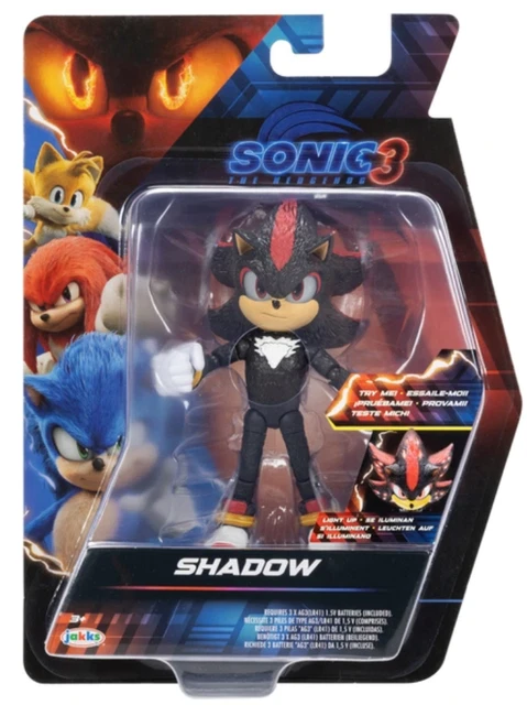 SONIC THE HEDGEHOG Movie 3 Rare Shadow Light Up Figure Jakks £42.31 ...