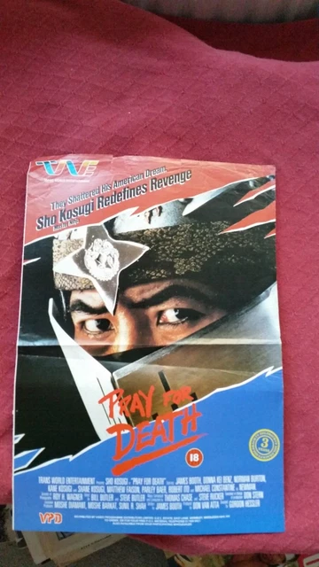 1980S VHS VIDEO Trade Pre Cert Int VPD Advert PRAY FOR DEATH, Ninja, SC ...