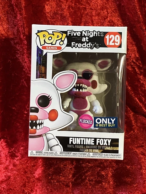 FUNKO POP! FIVE Nights at Freddy's FNAF flocked Funtime Foxy #129 Best ...