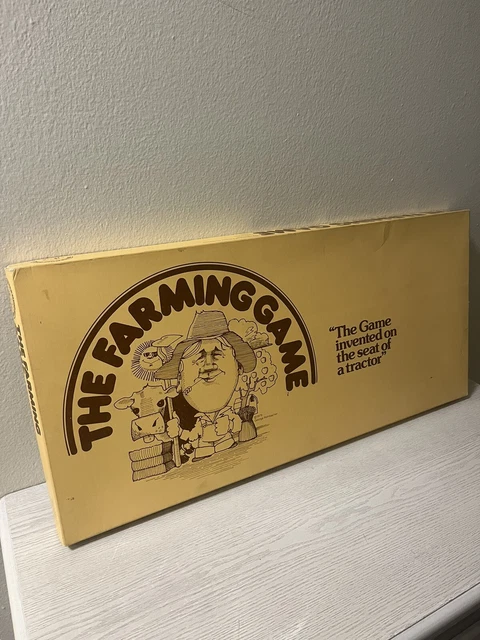 THE FARMING BOARD Game Vintage 1979 Educational Farmer Tractor Complete ...