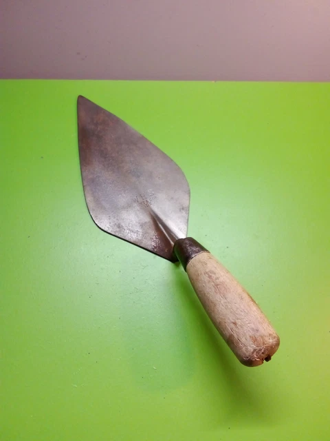 WHS BRICKLAYING TROWEL ORIGINAL VINTAGE 8 1/2" x 4" clean and used ...