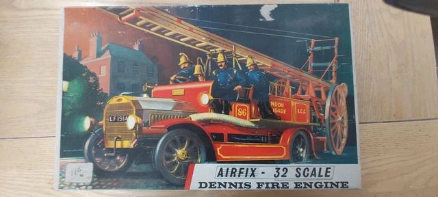AIRFIX DENNIS FIRE Engine 1:32 Scale Red Stripe £31.83 - PicClick UK