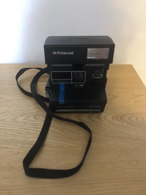 BLACK 1980’S POLAROID Supercolor SE 635 Instant Film Camera £40.00 ...