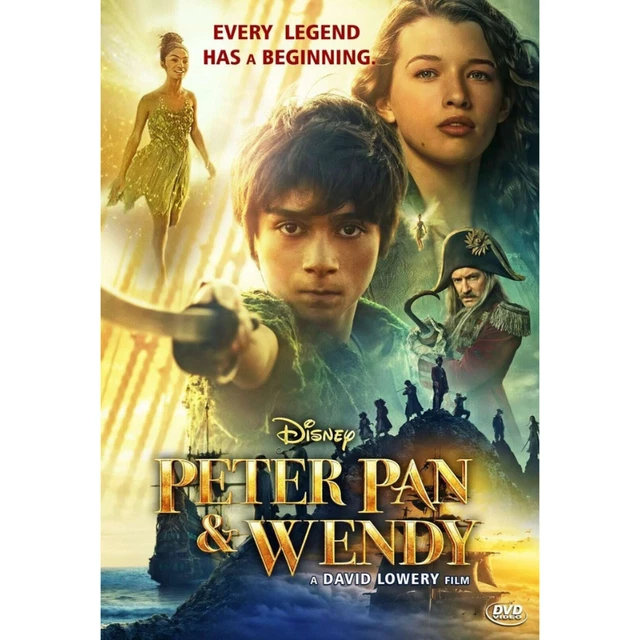 PETER PAN & Wendy (2023) DVD NEW Movie ALL Region FREE with FREE ...