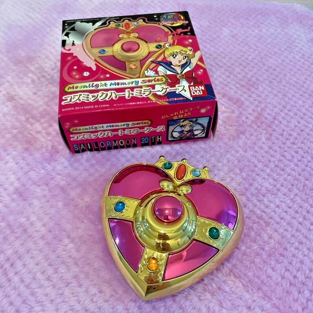 SAILOR MOON COSMIC Heart Compact Proplica Mirror Case Moonlight Memory ...