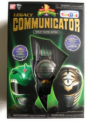 *NEW* MMPR-LEGACY COMMUNICATOR-POWER Rangers-Tommy Oliver Edition-Green ...