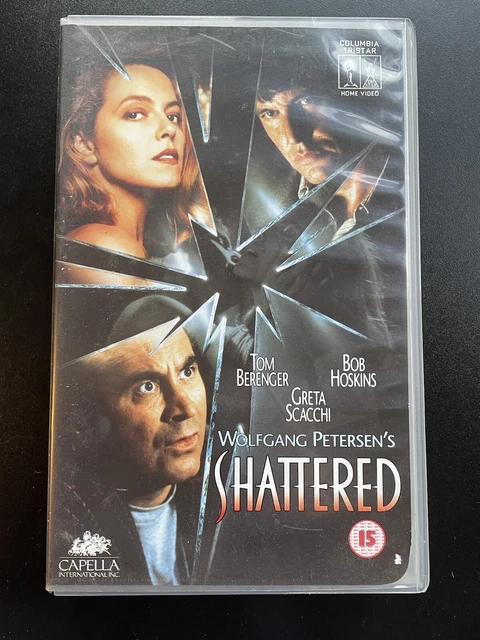 SHATTERED (VHS) 1991 Big Box Tom Berenger, Greta Sacchi, Bob Hoskins ...