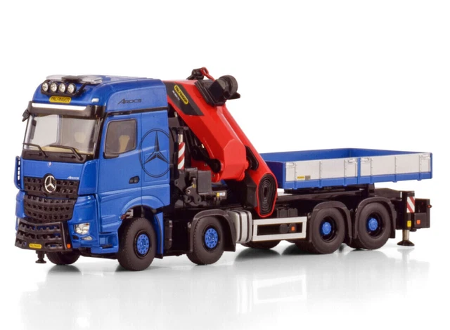MERCEDES AROCS 8X4 palfinger crane PK1650TEC+ballast box+jib, modèles ...