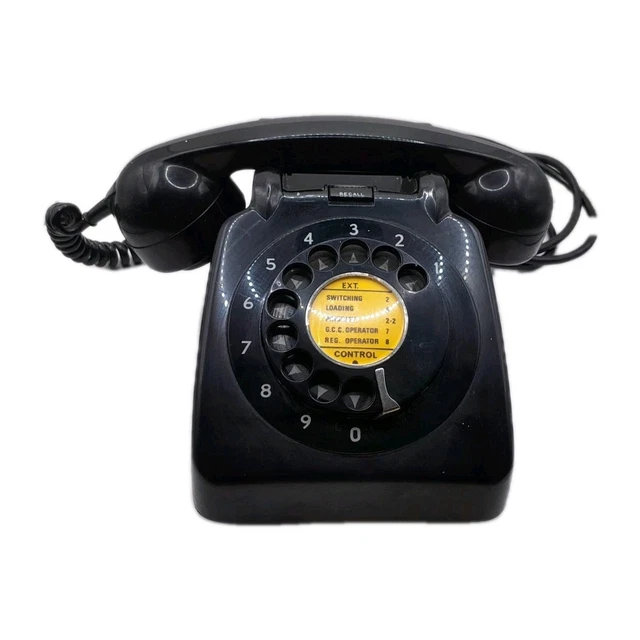 GPO STYLE DIAL Phone , Black. Untested £24.99 - PicClick UK