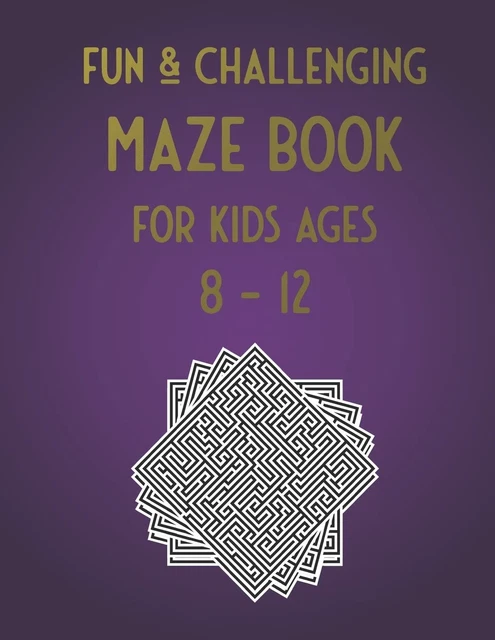 ACTIVITY CORNER FUN & Challenging Maze Book for Kids Ages 8-12 (Poche ...