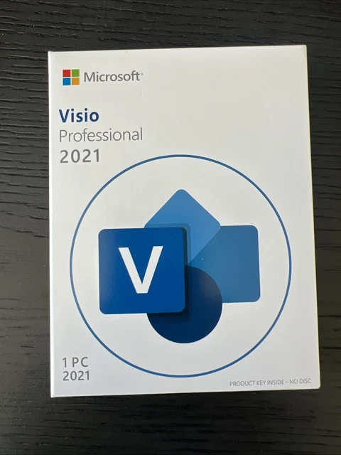 MICROSOFT VISIO 2021 Professional (USB + License Key) - New Sealed ...