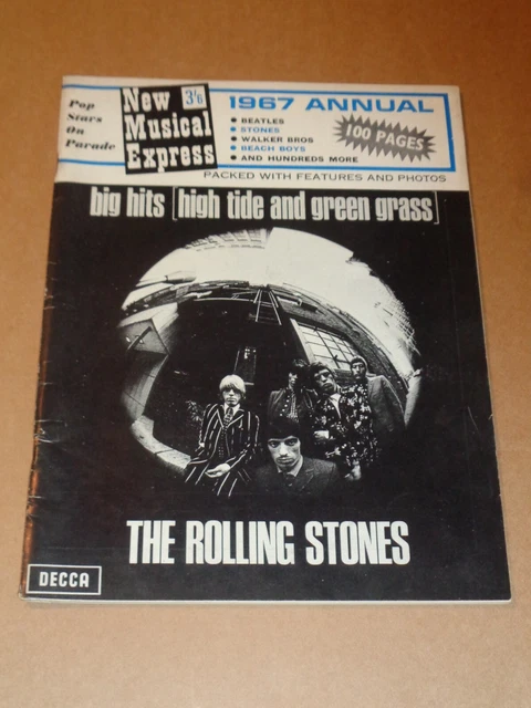 NEW MUSICAL EXPRESS Annual 1966 Rolling Stones cover(Beatles/Beach Boys ...