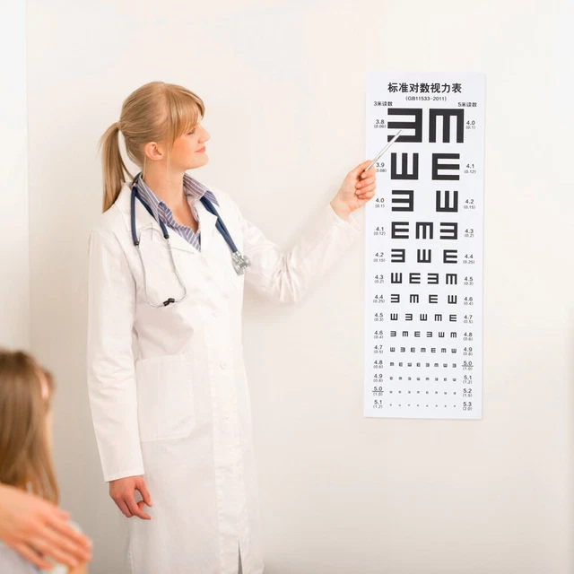 MEDICAL STANDARD EYE Chart Dirty Clean Dishwasher Sign Electronic £4.89 ...