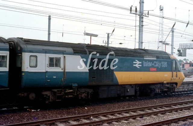 BRITISH RAILWAYS HST Intercity 125 43102 Doncaster Orig Slide+Copyright ...
