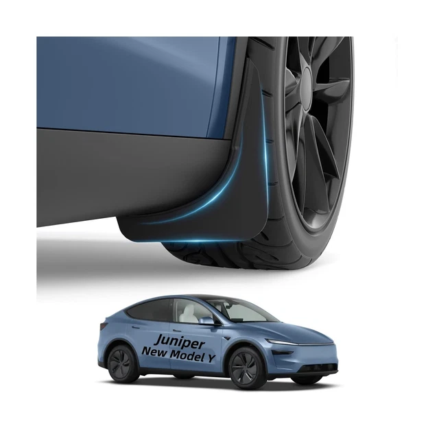 TESLA MODEL Y Juniper Mud Flaps - 2025-2026 OEM Upgrade $81.11 ...