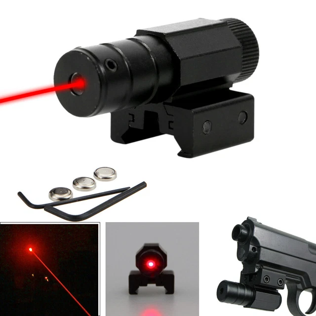 MINI CANNOCCHIALE DA puntamento rosso laser sight per caccia 11/20 mm ...