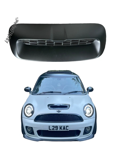 MINI R56 COOPER S/JCW Hatch Super Matt Black Cofano Scoop Presa d'aria ...