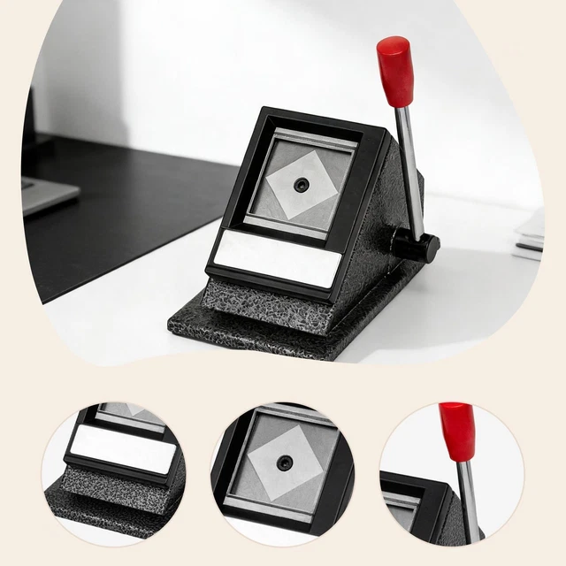 PASSPORT PHOTO Portable Manual ID Card Punch for School Public Studio £ ...