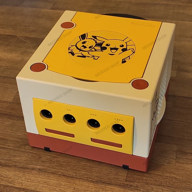 CONSOLE NINTENDO GAMECUBE custom pikachu evoli eevee mod pico boot ...