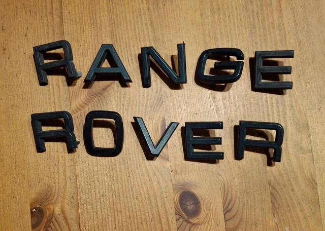 RANGE ROVER CLASSIC Bonnet/Tailgate Letter set Original (With rear Pins ...