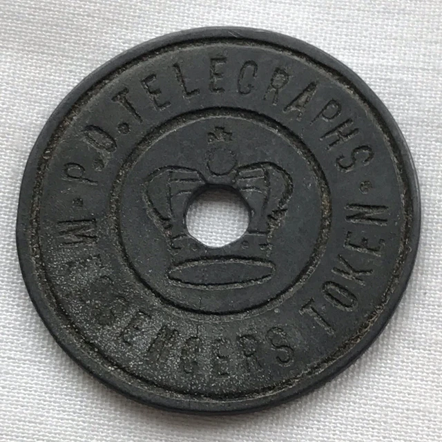 RARE BRITISH C1870 Post Office Telegraph Token £60.00 - PicClick UK