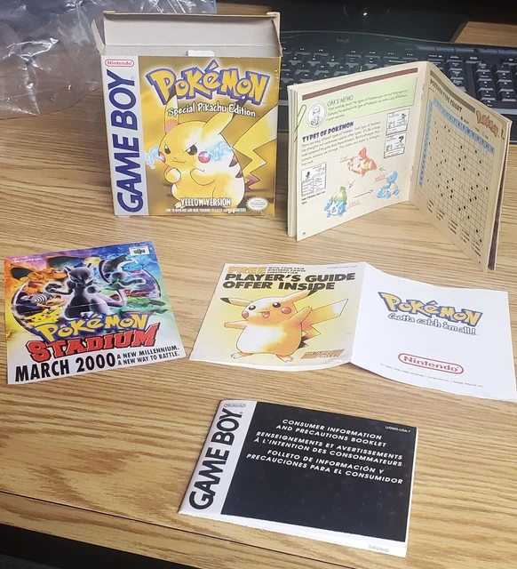 POKÉMON SPECIAL PIKACHU Edition YELLOW VERSION - Game Boy $299.00 ...