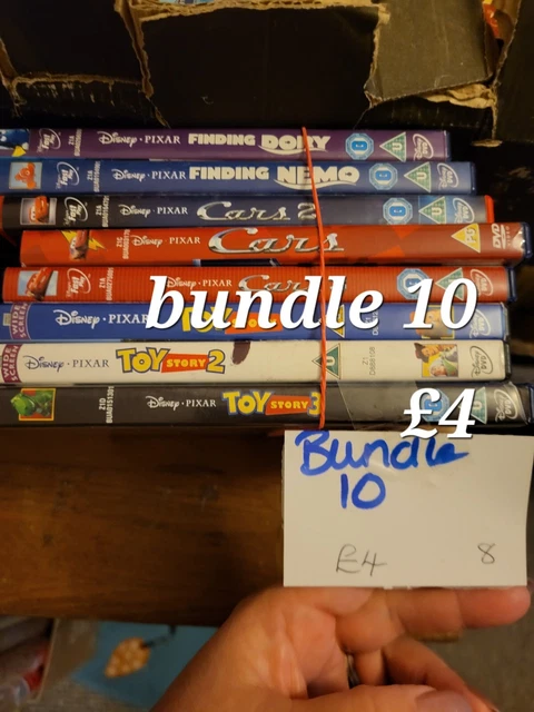 DISNEY PIXAR DVD Bundle 10 £3.99 - PicClick UK