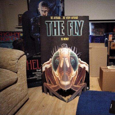 THE FLY STANDEE Video Shop Display Standee *rare* £200.00 - PicClick UK