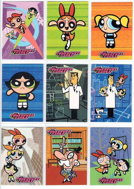 2004 CARDS THE POWERPUFF GIRLS Full Set 108/108 PERU Navarrete Cartoon ...
