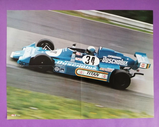 OLD POSTER 41X55 cm Formula Super Vau, Volkswagen Racing 1977 ...