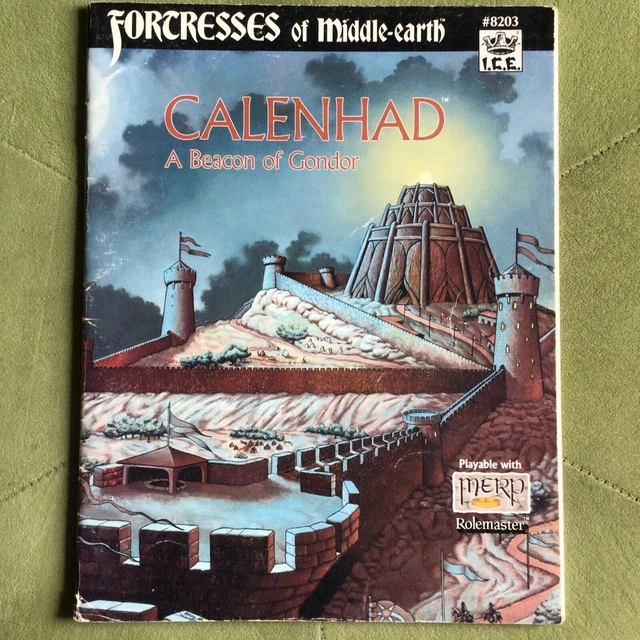 CALENHAD A BEACON of Gondor MERP Rolemaster Middle Earth (ICE # 8203) £ ...