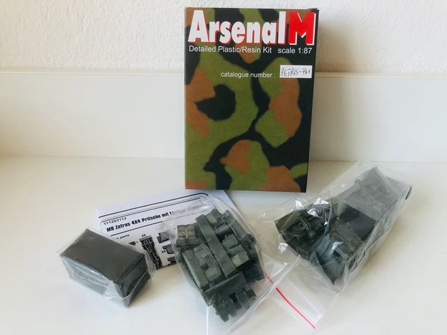 ARSENAL M - Bausatz - Plastic / Resin Kit MB Zetros 4x4 Pritsche ...
