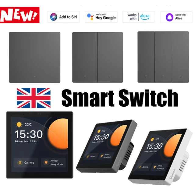 SONOFF SMART SWITCH Smart SceneSmart Wall Switch-M5 Dimmable Light ...