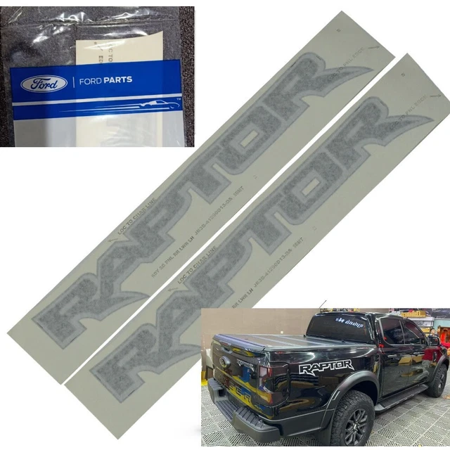 FORD RANGER NEXT GEN "RAPTOR" GENUINE Decal Stickers PAIR for Left ...