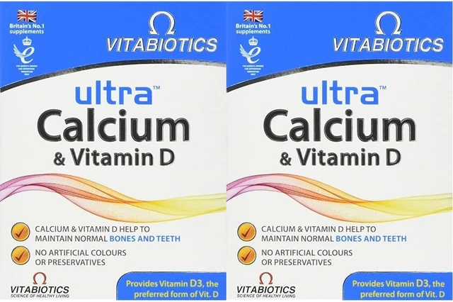 VITABIOTICS ULTRA CALCIUM with Vitamin D Tablets, Pack of 60 £8.83 ...
