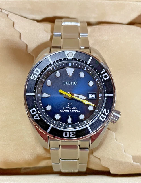 SEIKO PROSPEX DIVER Scuba SBDC099 "Deep Blue Sumo" JDM Special Edition ...