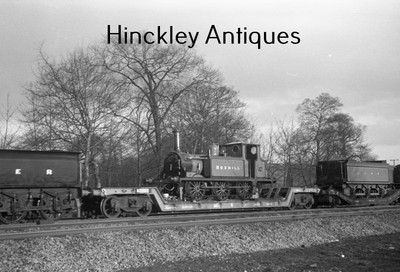 35MM NEGATIVE X 2 Railway LBSCR Steam Loco Train Boxhill @ Chesterfield ...