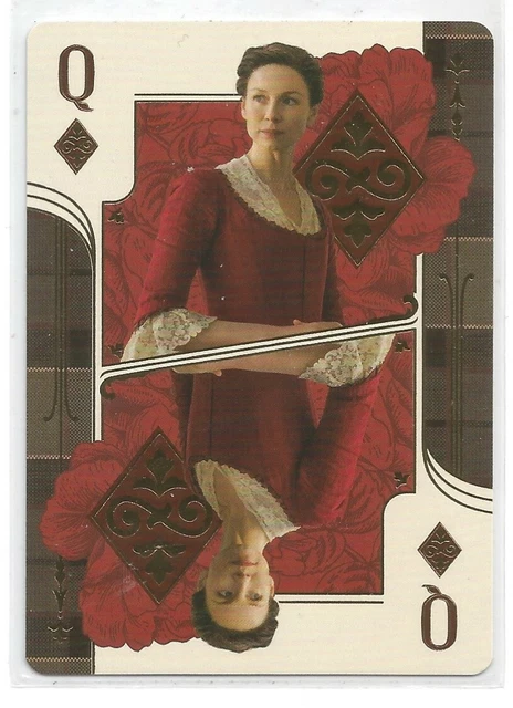 OUTLANDER SEASON 4: Queen of Diamonds Gold Parallel Playing Card £24.99 ...
